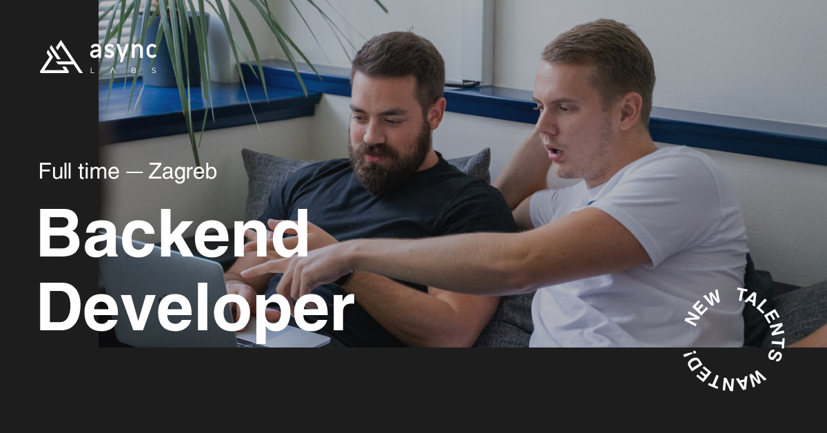 We’re hiring a Backend Developer - Async Labs - Software Development & Digital Agency
