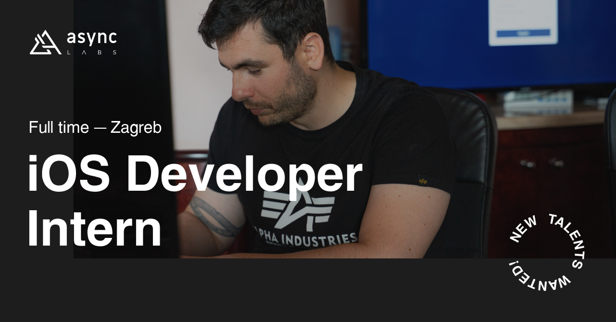 We're hiring an iOS Developer Intern - Async Labs - Software Development & Digital Agency